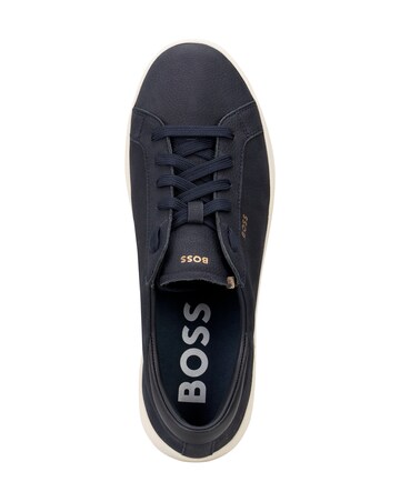BOSS Belwar Leather Trainers | Jacamo