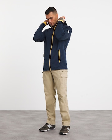 Snowdonia Textured Hooded Zip Up | Jacamo
