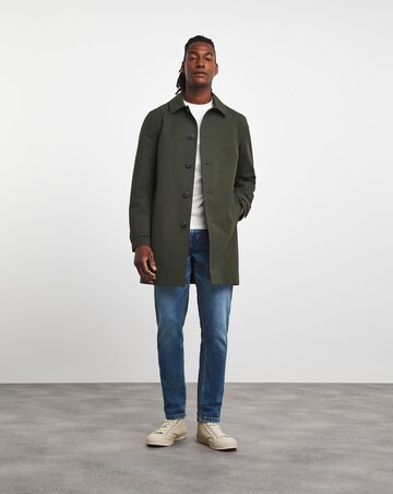 Khaki Mac With Tab Cuff Detail | Jacamo