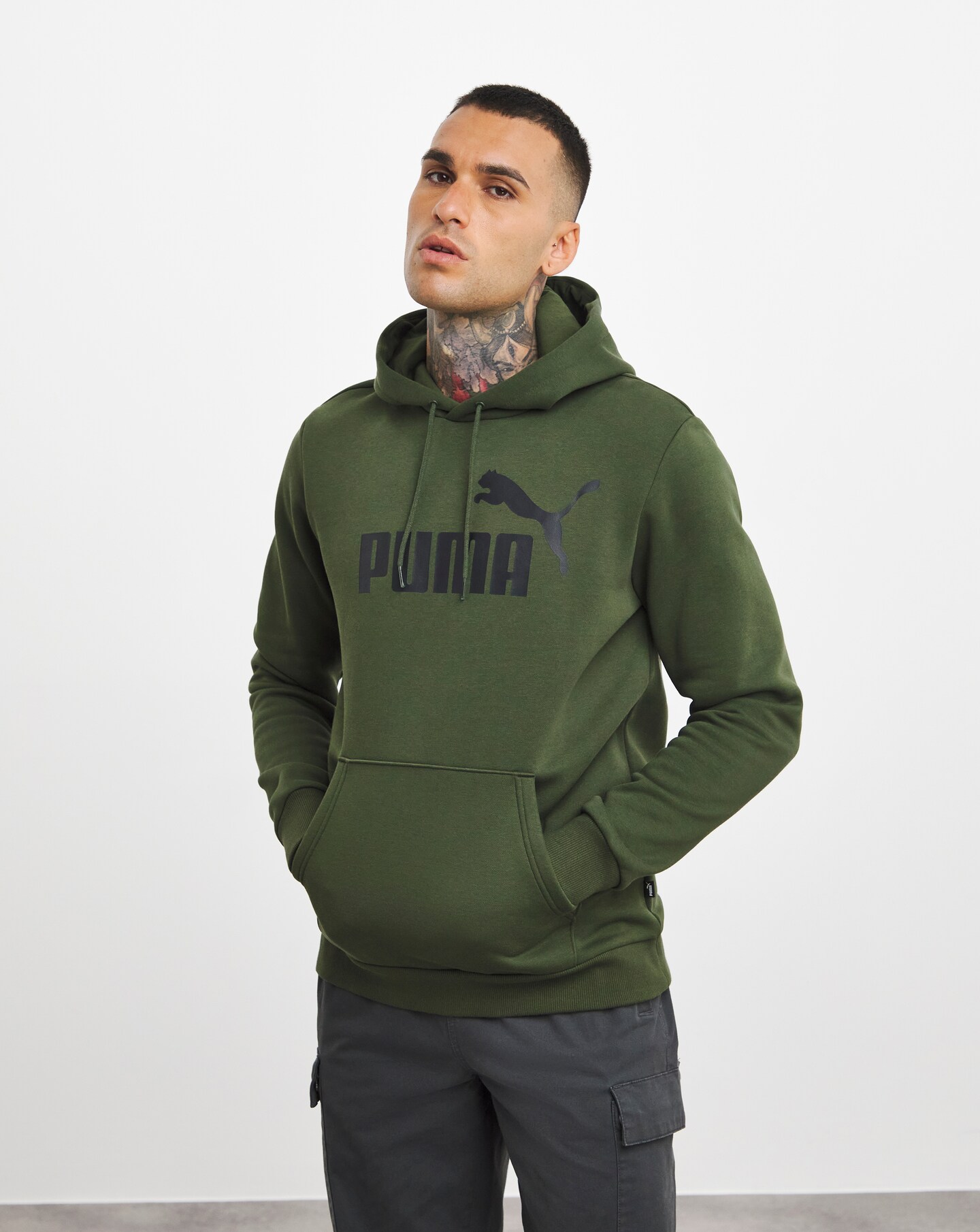 PUMA Big Logo Hoodie | Jacamo