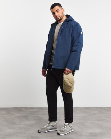 Snowdonia Insulated Navy Padded Water Resistant Jacket | Jacamo