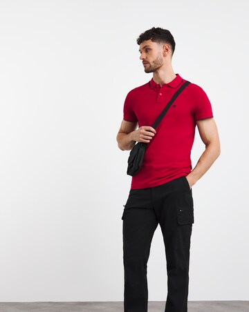 Wrangler Red Logo Polo Shirt | Jacamo