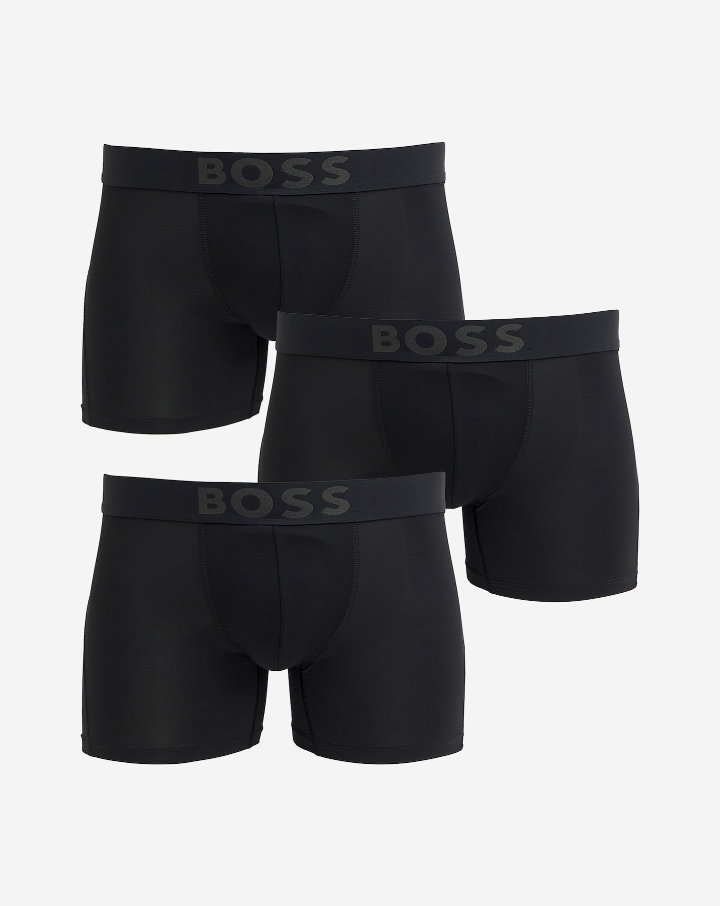 BOSS 3 Pack Black Active Boxer | Jacamo