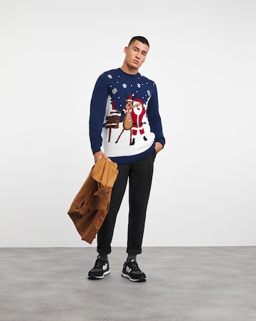 Christmas Novelty Santa Jumper | Jacamo