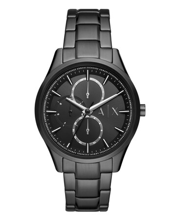 Armani Exchange Black Quartz Watch | Jacamo