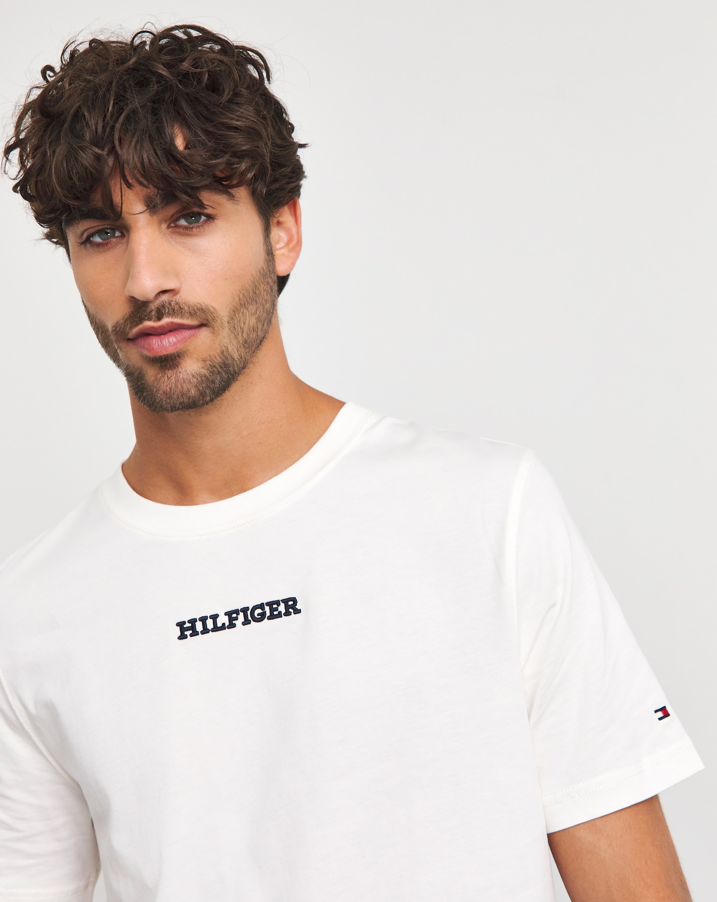 Tommy Hilfiger Contrast Stitch Monotype Logo | Jacamo