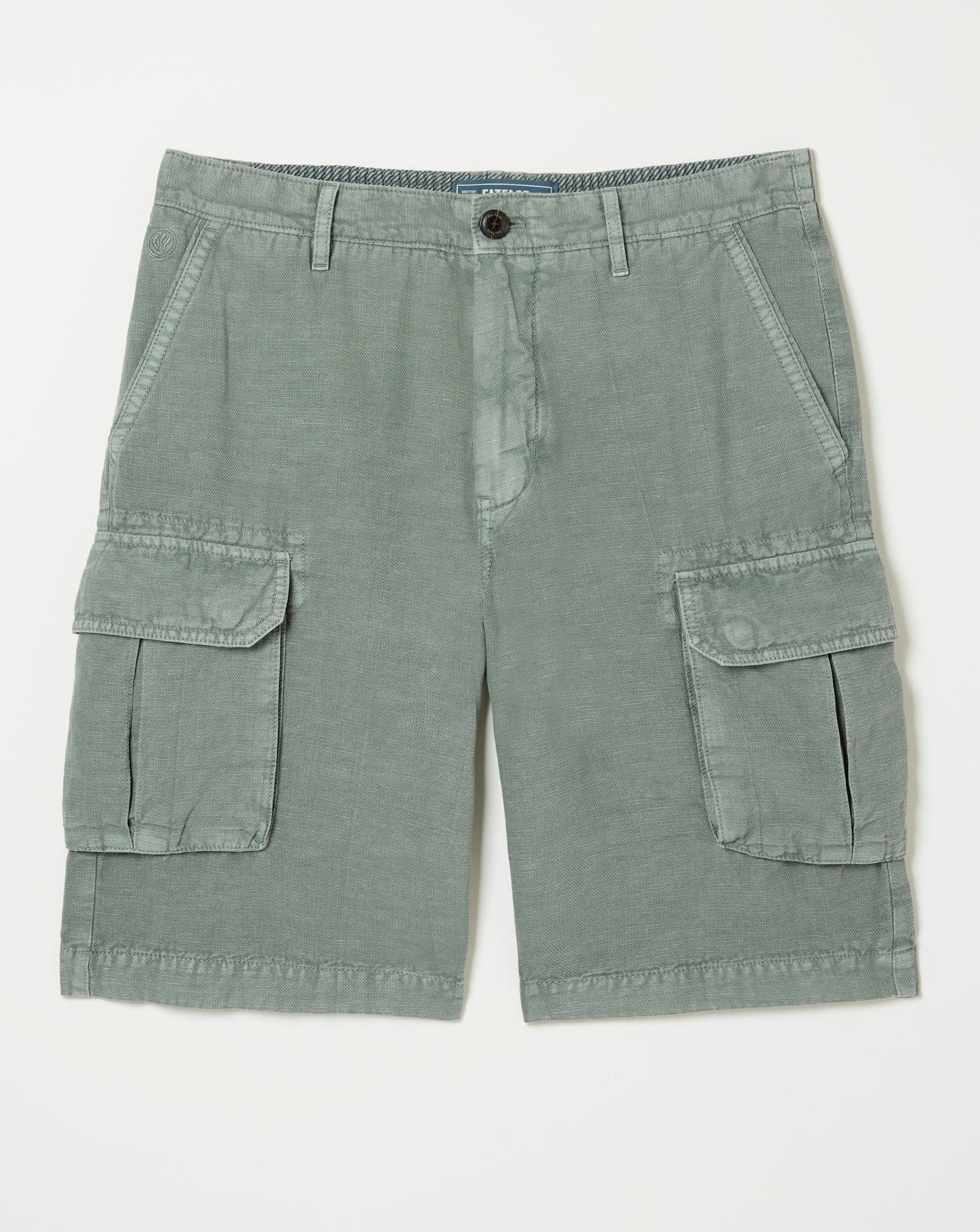 Fatface Cotton Linen Cargo Shorts | Jacamo