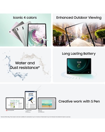 Samsung Galaxy Tab S9 FE 10.9in 128GB WiFi Tablet - Light Green | Jacamo