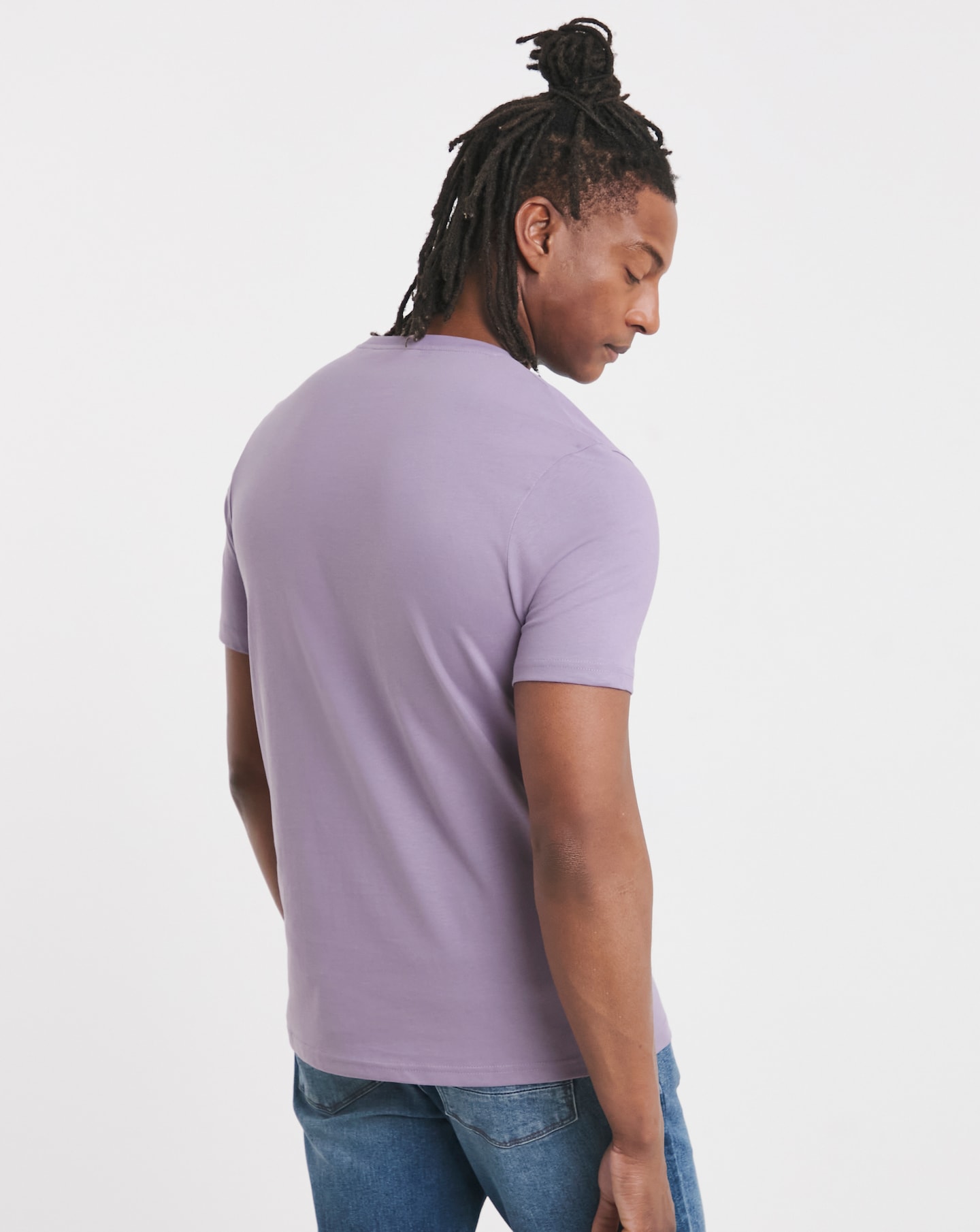 Dusk Purple Purple Lyle And Scott T Shirt Lyle Scott Basic T-shirt Dusk ...