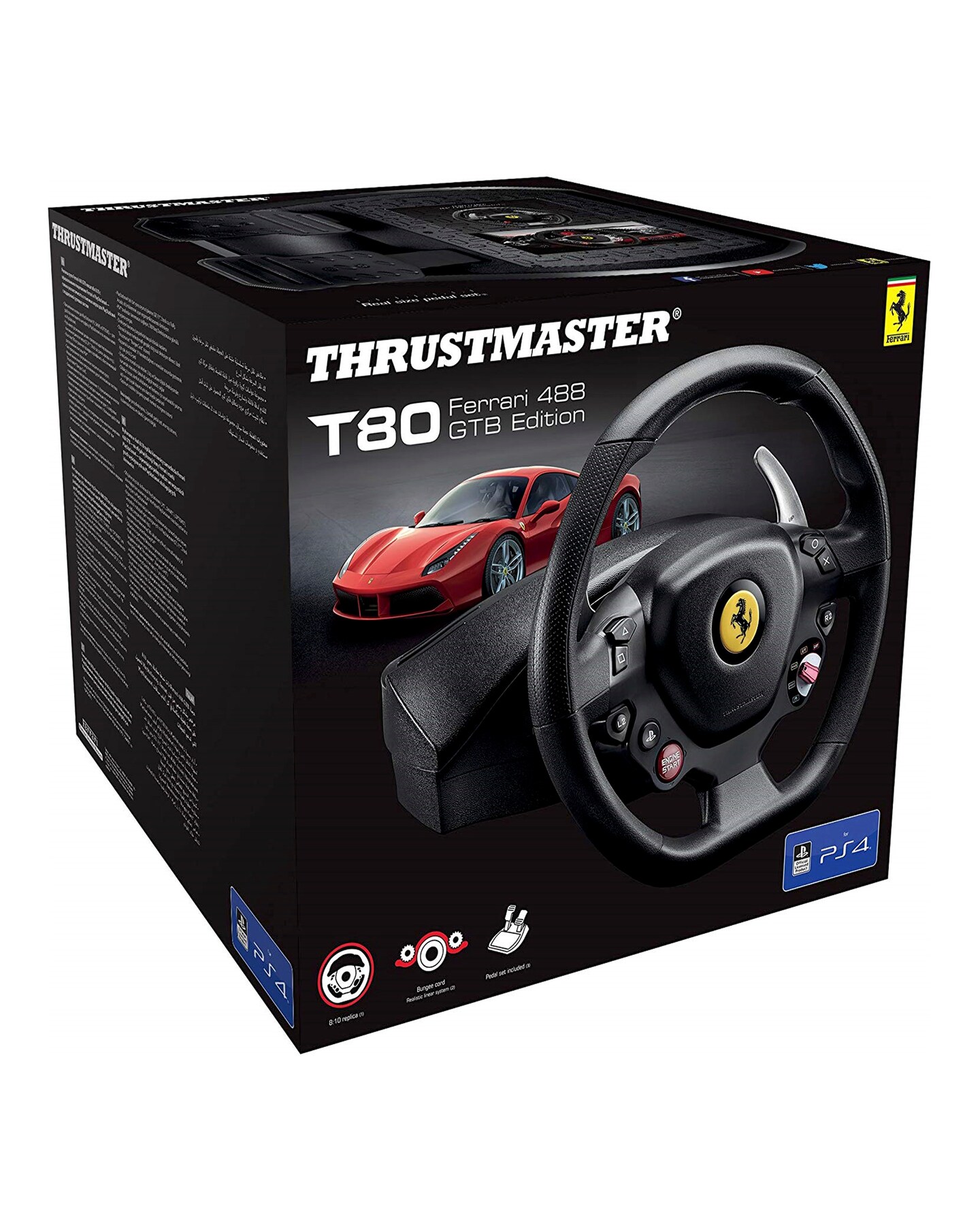 Thrustmaster T80 Ferrari 488 GTB Edition Steering Wheel Jacamo