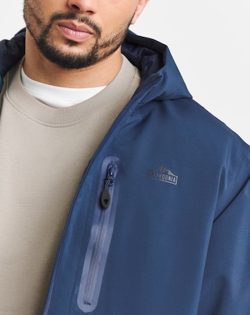 Snowdonia Insulated Navy Padded Water Resistant Jacket | Jacamo