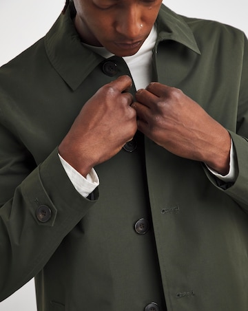 Khaki Mac With Tab Cuff Detail | Jacamo