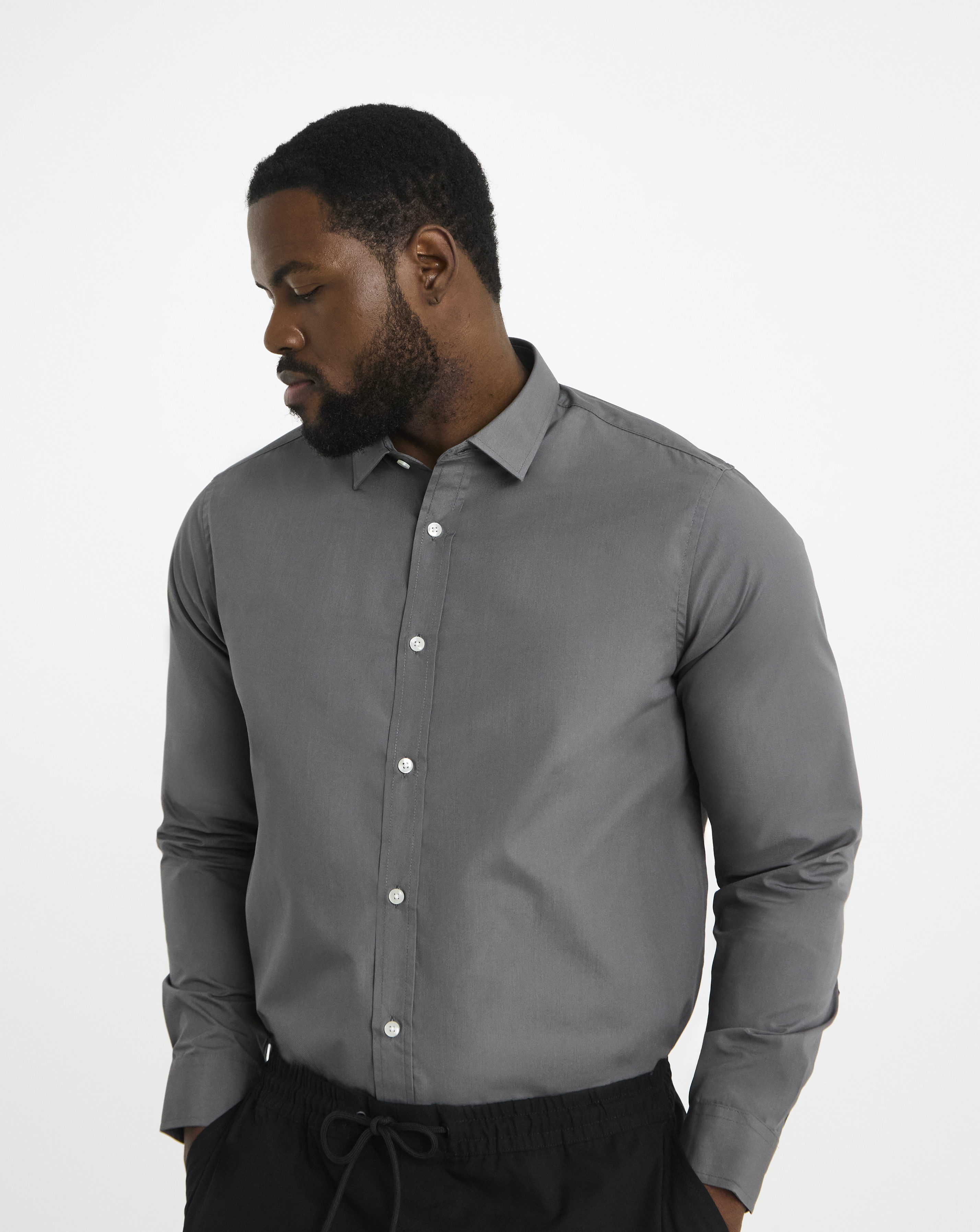 Long Sleeve Formal Shirt Long | Jacamo