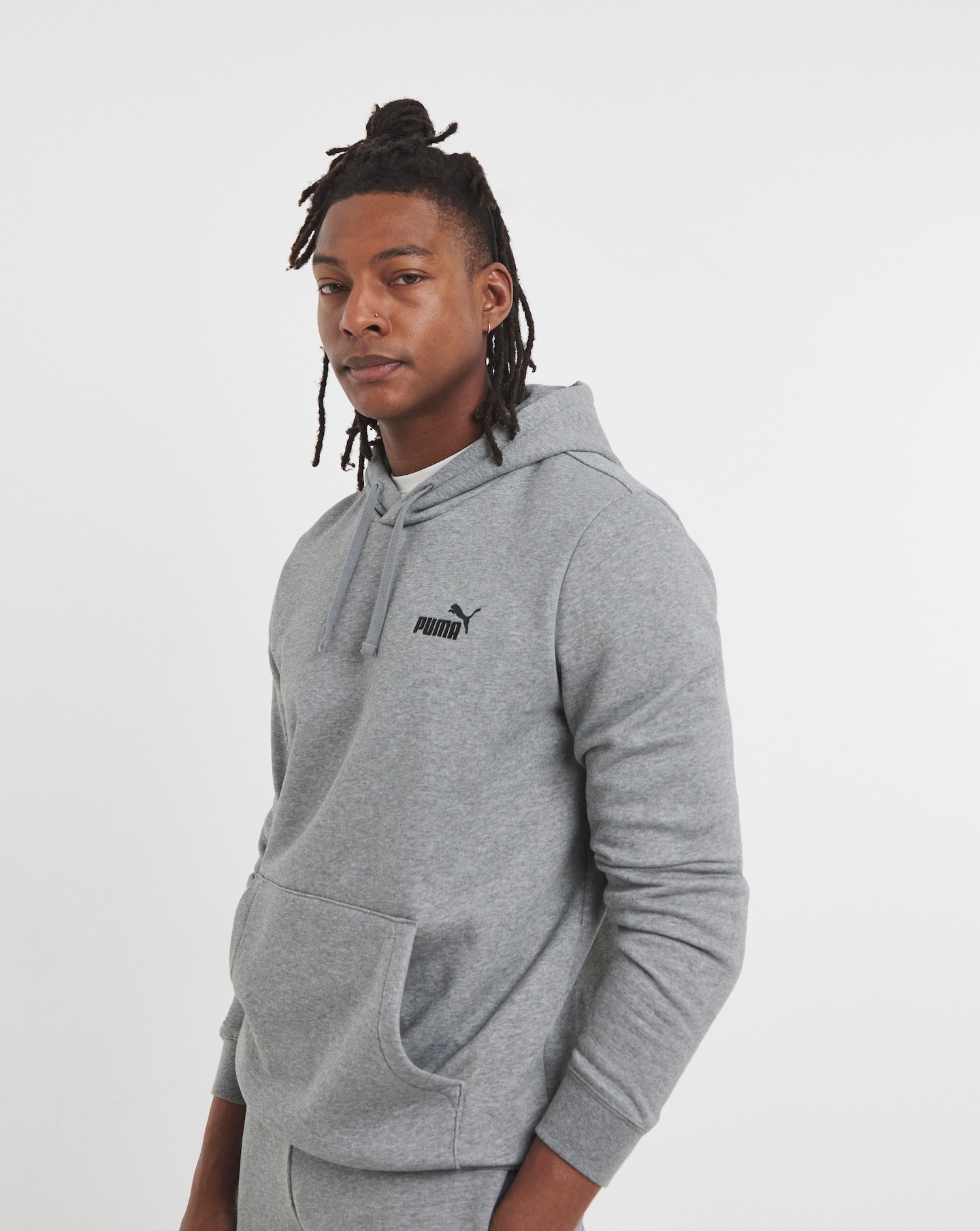 PUMA Essentials No. 1 Small Logo Fleece Hoodie Jacamo