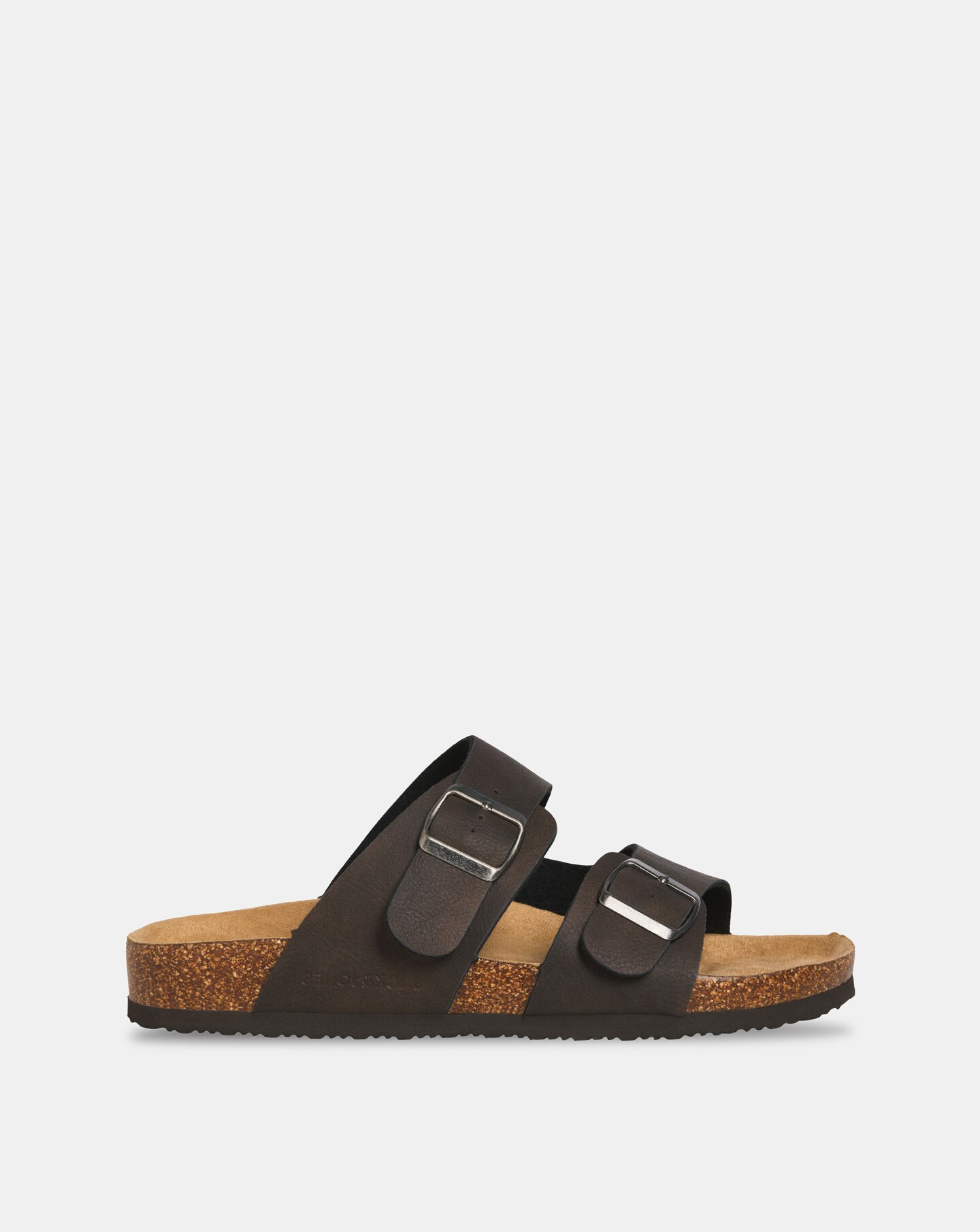 Jack & Jones Croxton Two Strap Sandal - Black | Jacamo