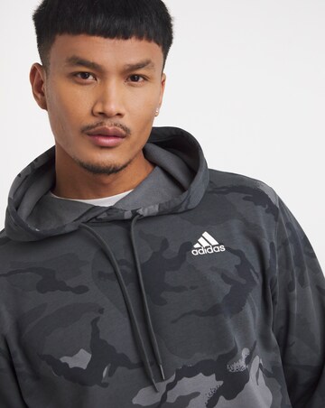 adidas Logo Camo Hoodie | Jacamo