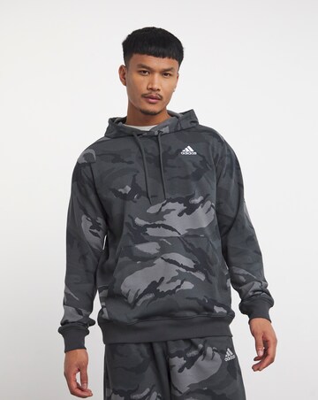 adidas Logo Camo Hoodie | Jacamo