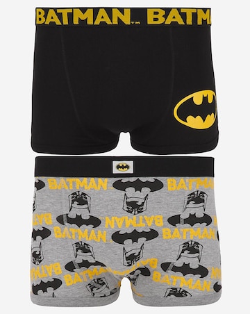 Batman Logo 2pk Boxer Shorts | Jacamo