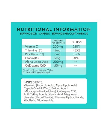 Complete Me Charge Up Energising Nutritional Blend Capsules | Jacamo