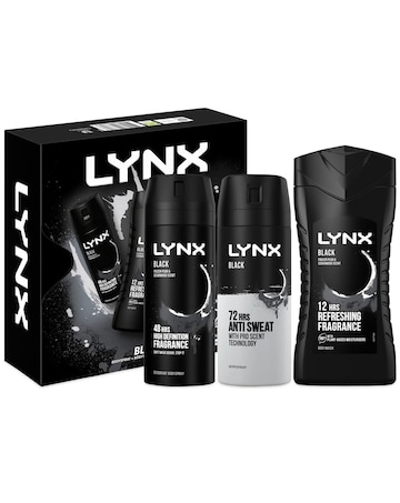 Lynx Black Trio Gift Set | Jacamo