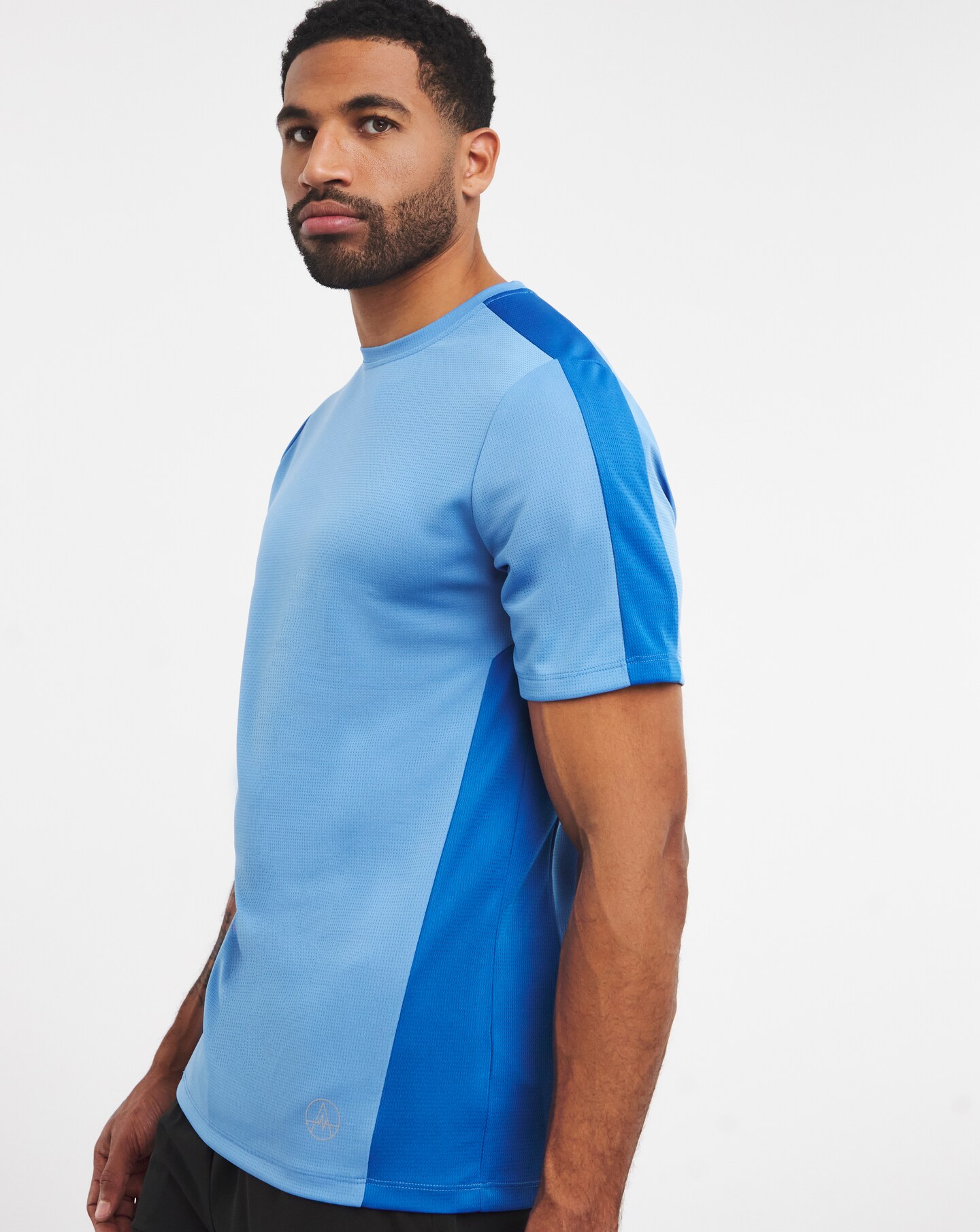 Jacamo Active Colour Block Training T-Shirt | Jacamo