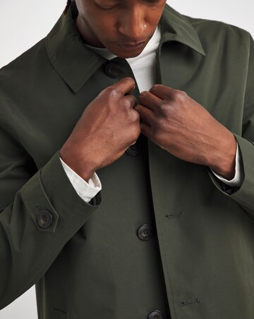 Khaki Mac With Tab Cuff Detail | Jacamo