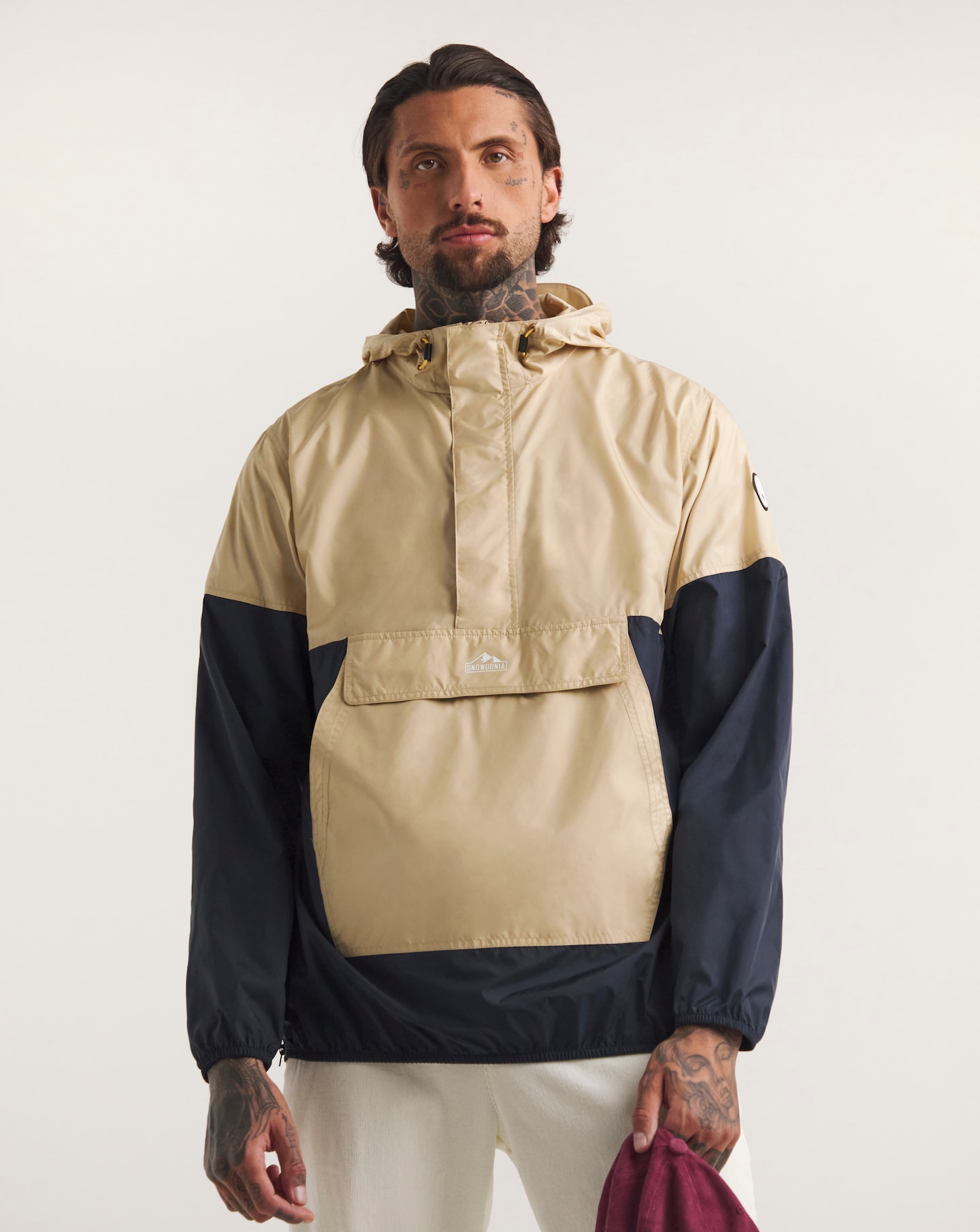 Snowdonia Two Tone Lightweight Overhead Jacket | Jacamo