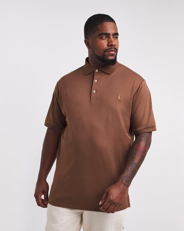 Polo Ralph Lauren Soft Cotton Brown Polo | Jacamo