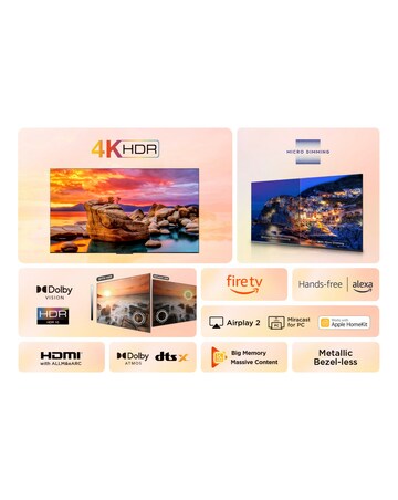 TCL 55In 55PF650K LED 4K HDR PRO Smart Fire TV with Freely | Jacamo