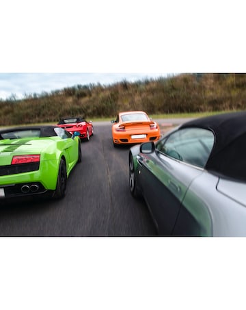 Four Supercar Blast plus High Speed Passenger Ride and Photo E-Voucher ...