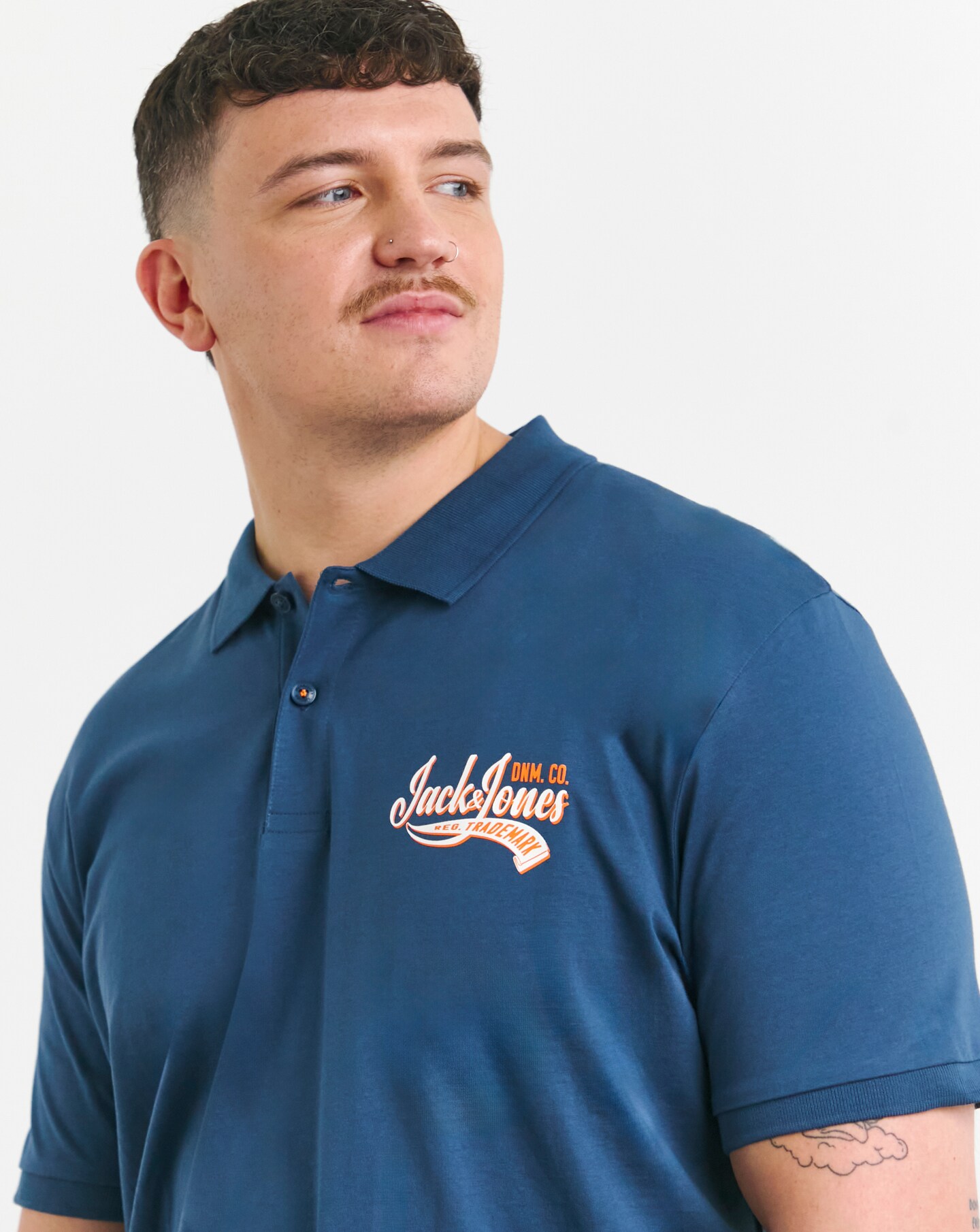 Jack & Jones Logo Polo | Jacamo