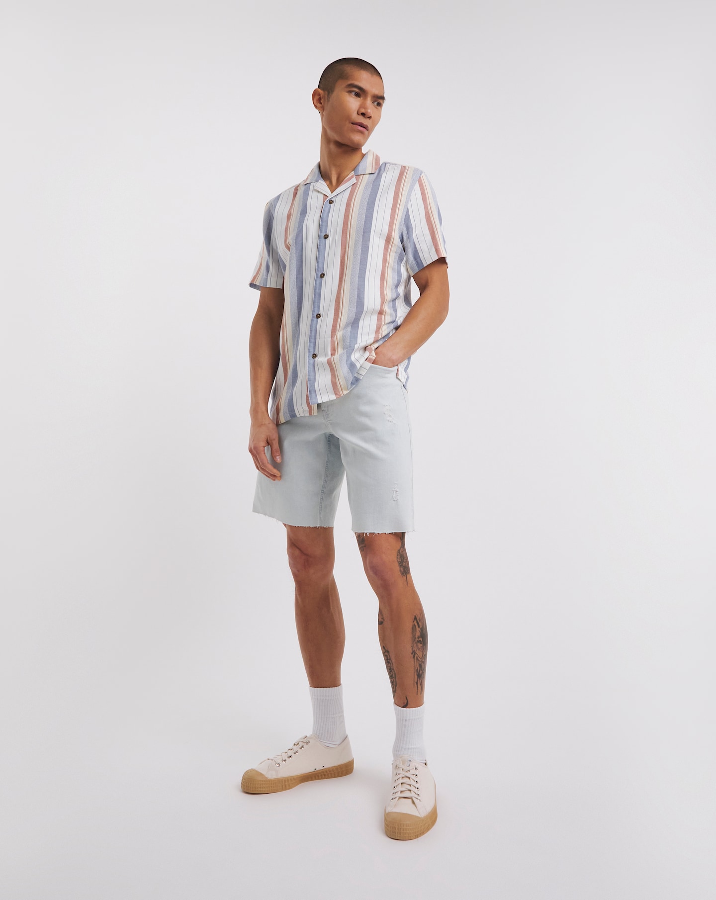 Raw Edge Ripped Short | Jacamo