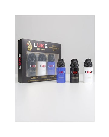 Luke 3 x 15ml perfume sprays with solid lion lids | Jacamo