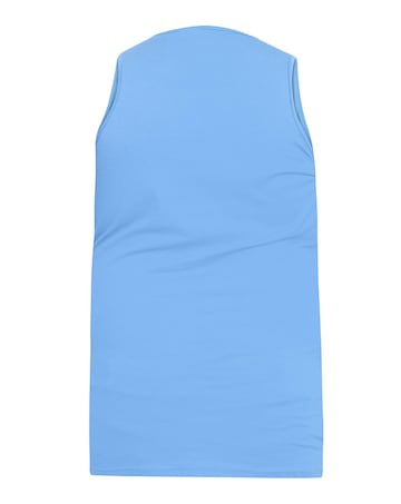 D555 Fabio Muscle Vest Teal | Jacamo