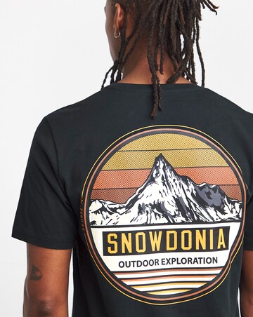 Snowdonia Graphic T Shirt | Jacamo