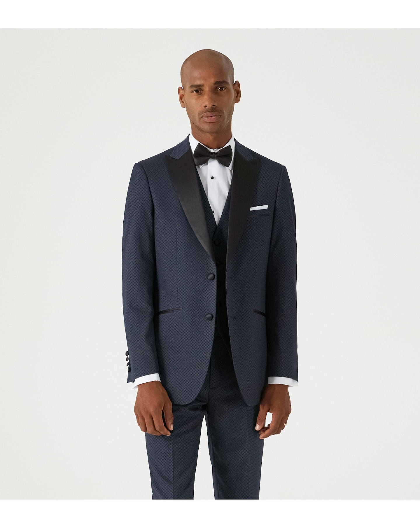 Skopes Cuba Suit Jacket Navy Diamond | Jacamo