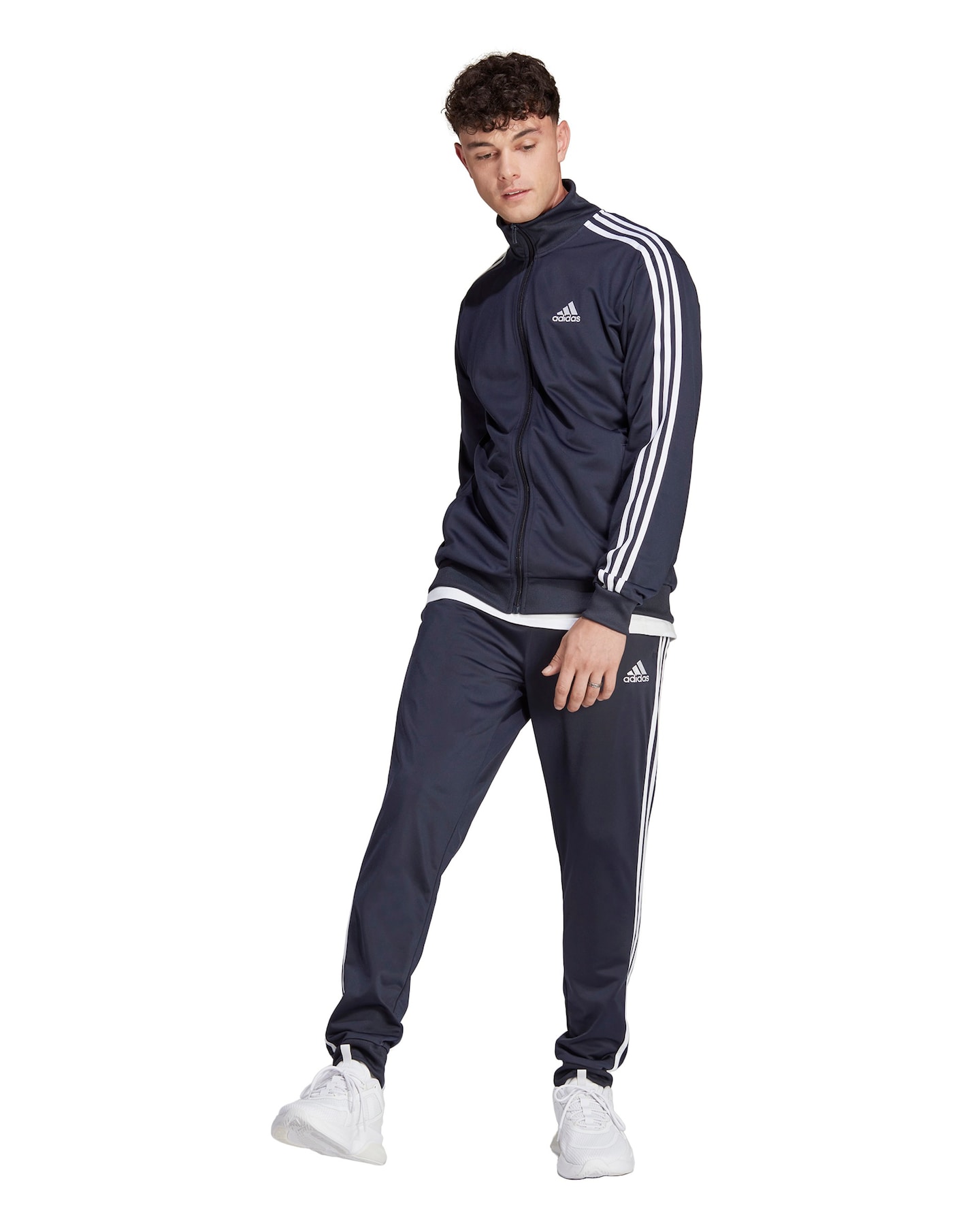 adidas 3 Stripes Tricot Tracksuit | Jacamo